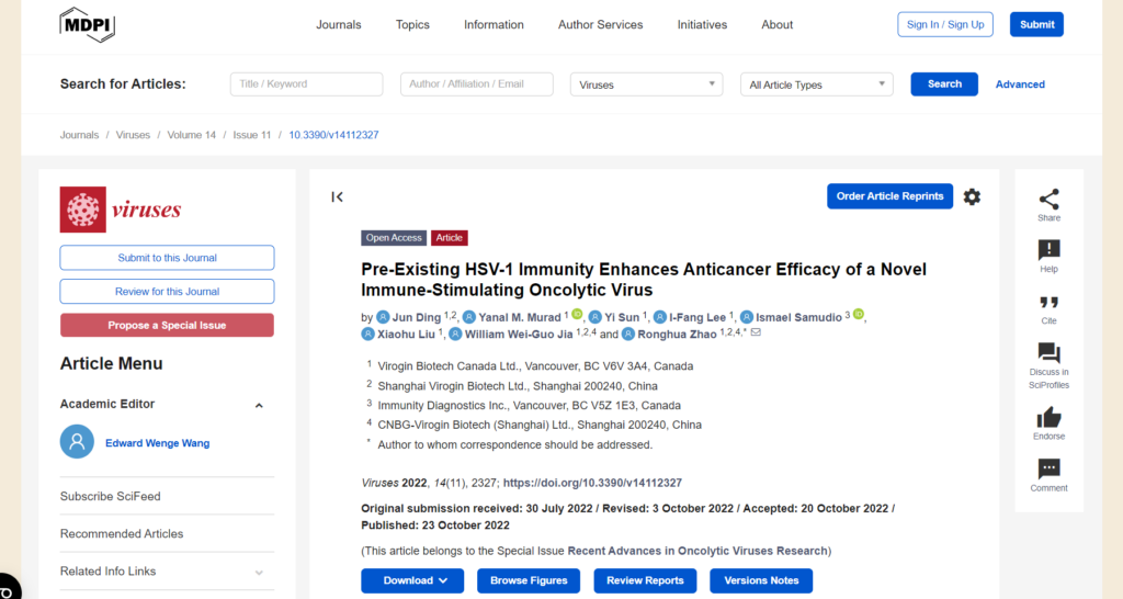 Publications - Virogin